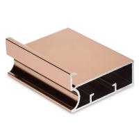 China 6063 T5 Aluminum Profile for Kitchen Cabinet Frames - 1.8-2.5mm Thickness with Multiple Surface Finishes for sale