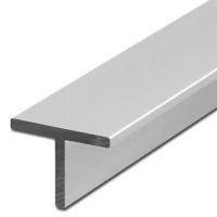 China Brushed Aluminum T Shaped Extrusion Trim Profiles 6063 T5 50x50mm for sale