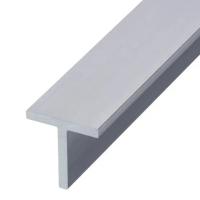 China Brushed Aluminum T Shaped Extrusion Trim Profiles 6063 T5 50x50mm for sale