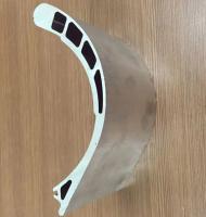 China Aluminum Oval Tube Airfoil Louver Blinds Extrusion Profile 6063 Custom Size for sale
