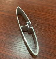 China Aluminum Oval Tube Airfoil Louver Blinds Extrusion Profile 6063 Custom Size for sale