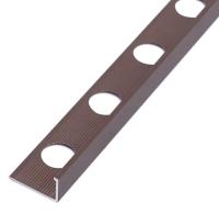 China Aluminum L Shape Tile Edging Trim Flooring Profile 2.5m 3m Custom Length for sale
