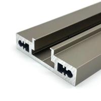 China Construction Aluminum Door Profile Sliding Glass Door Extrusion Slim Profile 6063-T5 for sale