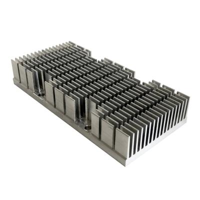 China Aluminum 6063 T5 Custom CNC Milling Extruded Heat Sink Profile for LED Lighting for sale