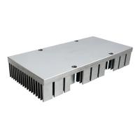 China Aluminum 6063 T5 Custom CNC Milling Extruded Heat Sink Profile for LED Lighting for sale