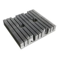 China Aluminum 6063 T5 Custom CNC Milling Extruded Heat Sink Profile for LED Lighting for sale