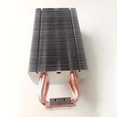 China custom design high power heat pipe heatsink for sale