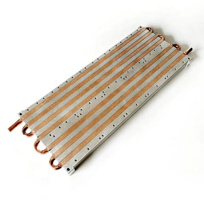 China High Power Aluminum Water Cooling Heat Sink Plate 200mm Liquid Cooling Plate for IGBT for sale