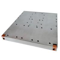 China Custom Liquid Cooling Heatsink Aluminum Cold Plate with Copper Tubes for High Power Devices for sale