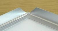 China 6063 6061 6005 Aluminum LED Profile Snap Fit for Light Box 5.8m Length for sale