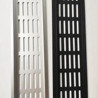 China Aluminum Alloy 6063 T5 Rectangular Kitchen Cabinet Air Ventilation Grille 300mm for sale