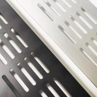 China Aluminum Alloy 6063 T5 Rectangular Kitchen Cabinet Air Ventilation Grille 300mm for sale