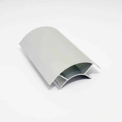 China Radius Aluminum Alloy Round Corner Profile 6063 T5 for Furniture Edge Protection for sale