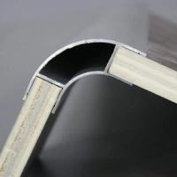 China Radius Aluminum Alloy Round Corner Profile 6063 T5 for Furniture Edge Protection for sale