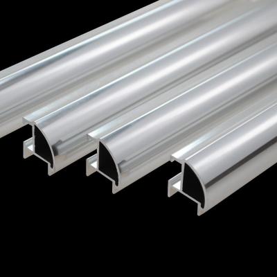 China Custom Polished Aluminum U Channel C Channel 0.8-5mm Thickness for Shower Room for sale