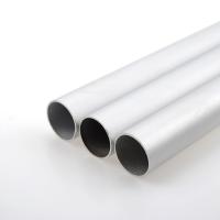 China Anodized Matt Silver White Extruded Aluminum Round Tube 0.8-5.0mm for Furniture for sale