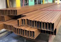 China Powder Coated Wood Grain Aluminum Extrusions 0.8-5.0mm Thickness for Fencing Trellis & Gates for sale