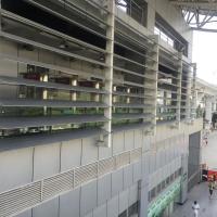 China Large Aluminum Sun Shade Louver Anodized Powder Coating Exterior Shutter 3m-6m for sale