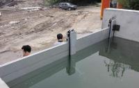 China 6063 Aluminum Alloy Flood Resistant Doors 10um Anodized Custom Sizes for sale