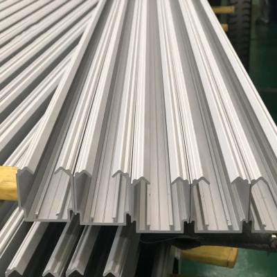 China Aluminum Curtain Pole Track Rail Profile 3m to 6m Length Customizable for sale