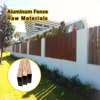 China Aluminum Fence Profile Square Tube Wall Panel 6000 Series T5 3m Length Factory Supply for sale