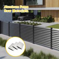 China Aluminum Fence Profile Square Tube Wall Panel 6000 Series T5 3m Length Factory Supply for sale
