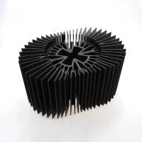 China Industrial Aluminium Sunflower Heatsink Profile T5-T8 Aluminum Alloy LED Heat Sink Customizable for sale