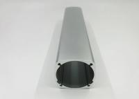 China Customized Square Tube Silver Surface Polishing Aluminum Extruded Profile for sale