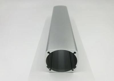 China Customized Square Tube Silver Surface Polishing Aluminum Extruded Profile for sale