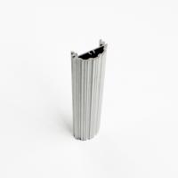 China Aluminum 6063-T5 LED Profile Heat Sink 25mm PCB Width 1.2m Length Silver Oxidation for sale
