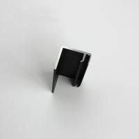 China Black Anodized 6000 Series Aluminum Extrusion Profile for Frameless Solar Panel CNC Machined for sale