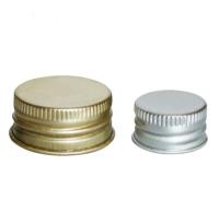 China Food Grade Anodized Aluminum Screw Caps 28mm Perfume Bottle Lids for sale
