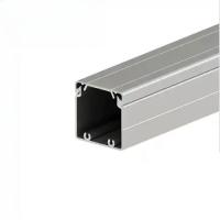 China 90x90mm Aluminum Trunking T Slot Profile for Power Cords Cable Pneumatic Tube for sale