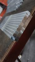 China Aluminum 3003 Closure Bar Edge Trim Strong Hardness Solid Aluminum Profile 2m Length for sale