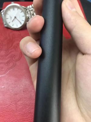China 7075 Aluminum Alloy Hard Anodized Seamless Tube OD 16-80mm Black Color for sale