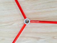 China Anodized Aluminum Round Tube 6061 6063 3-250mm OD for Tent Poles Red Green for sale