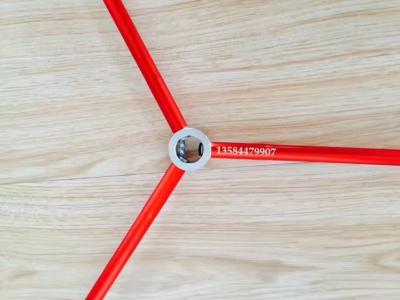 China Anodized Aluminum Round Tube 6061 6063 3-250mm OD for Tent Poles Red Green for sale