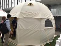 China 6063T5 Aluminum Round Tubing Golden Anodized OD 16-80mm for Tent for sale