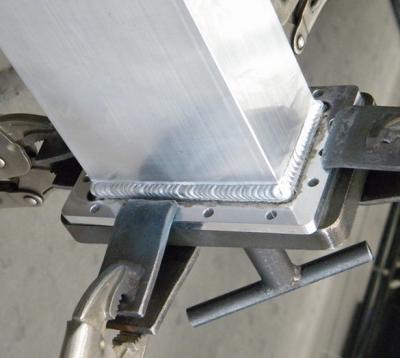 China TIG Welded Aluminum Square Tube CNC Machining Parts - Custom Bracket Fabrication with 10-30 Day Delivery for sale