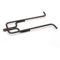 China Black Stoving Varnish CNC Machined Aluminum Bending Welding Tube Parts for Bicycle Motorcycle Accessories for sale