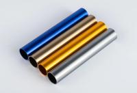 China 6063 6061 Extruded Aluminum Tubing Round Anodized Colorful Mill Finish Custom Length for sale