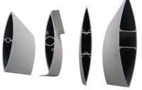 China Oval Shaped Standard Aluminium Extrusion Profiles Louver Blade for sale