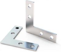 China L Shape T Shape T Slot Aluminum Extrusion Connector Plates 4 Holes 2020 3030 4040 4545 for sale