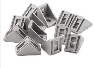 China 2430 T Slot Aluminum Extrusion Corner Bracket L Shape Right Angle Fastener for 3030 Series for sale
