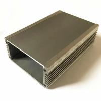 China Custom Large Aluminum Enclosure Box Heatsink Radiator Waterproof T8 6063-T5 for sale