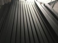 China Black Anodized Powder Coating Aluminum Frame Extrusions for Roof Rack 6063 T5 T6 for sale