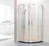 China Brushed Stainless Steel Anodized Aluminium Extrusion Profiles for Shower Room 6063 T5 for sale