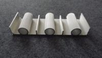 China Sand Blasted Anodized LED Heat Sink Extruded Aluminum Heatsink Profile 6063 T5 for sale