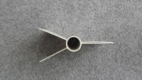 China Sand Blasted Anodized LED Heat Sink Extruded Aluminum Heatsink Profile 6063 T5 for sale
