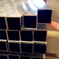 China Aluminum Square Tubing 30x30 40x40 50x50mm Natural Anodized 6063 T5 for sale